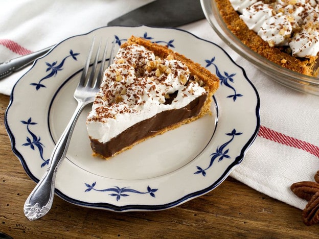 Chocolate Icebox Pie - Vintage Dessert Recipe