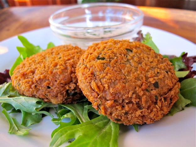 Spicy Panko Chickpea Patties - Crunchy Vegetarian Recipe