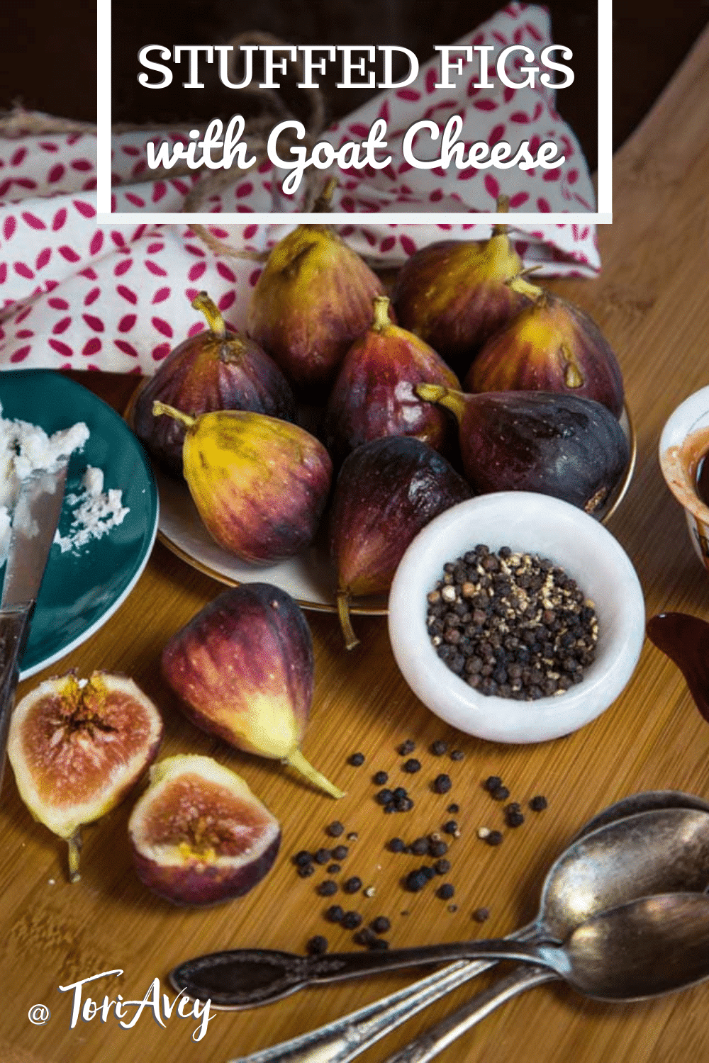 Stuffed Figs with Goat Cheese - Appetizer Recipe