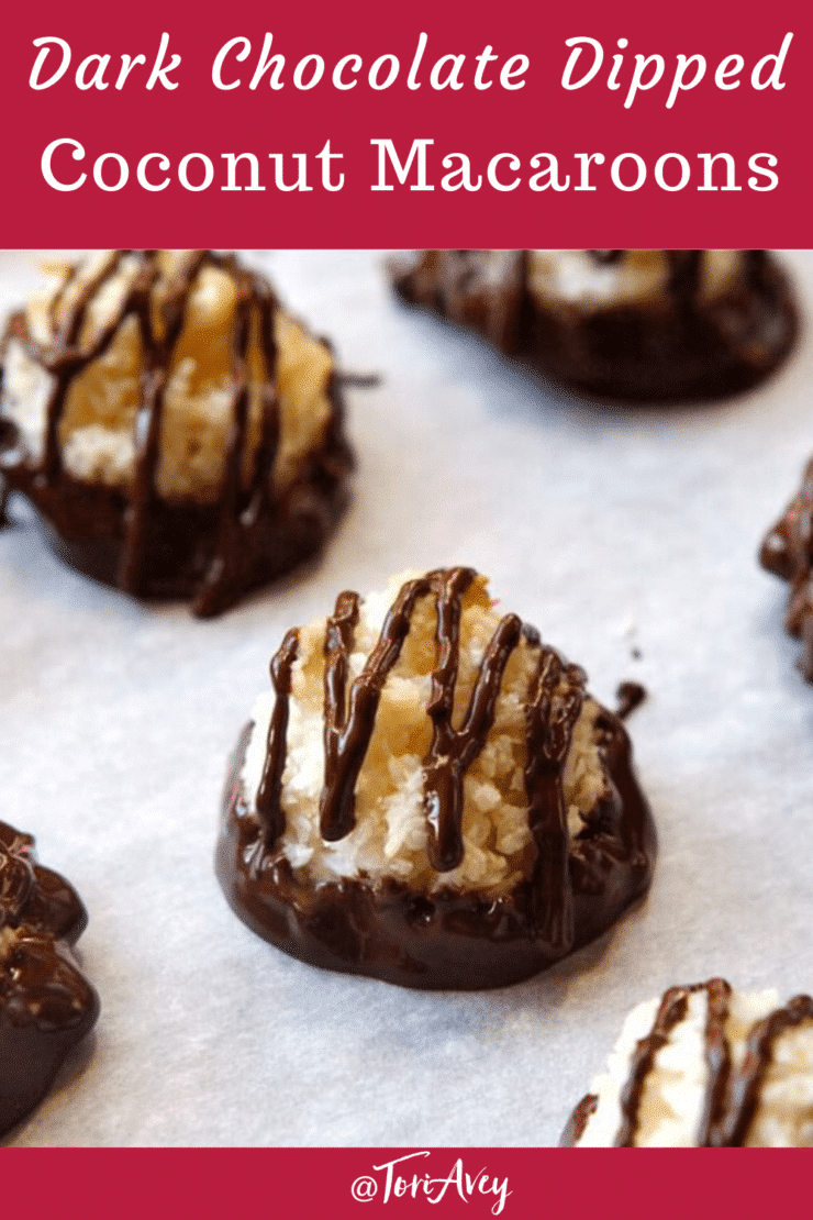 Passover Recipe: Dark Chocolate Coconut Macaroons | Tori Avey
