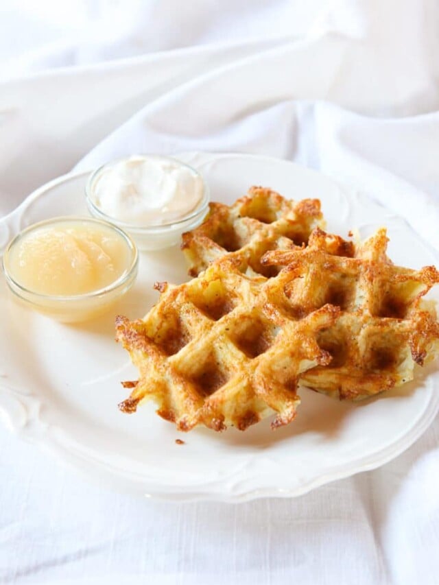 Crispy Latke Waffles: A Delicious Potato Treat by Tori Avey